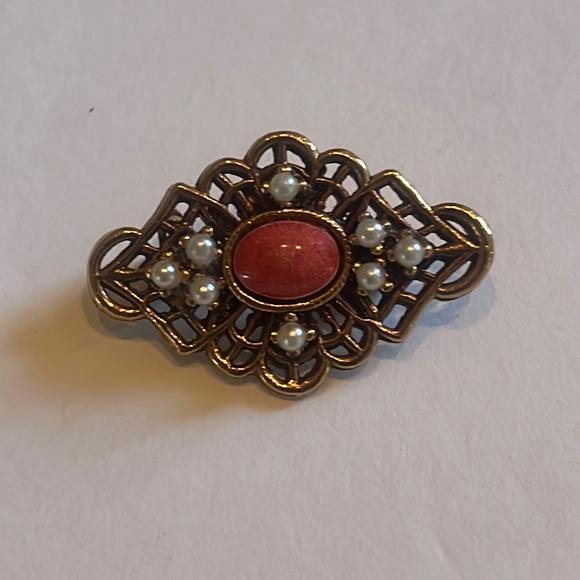 tacoa | Jewelry | Vintage Tacoa Filigree Gold Tone Brooch Pin | Poshmark